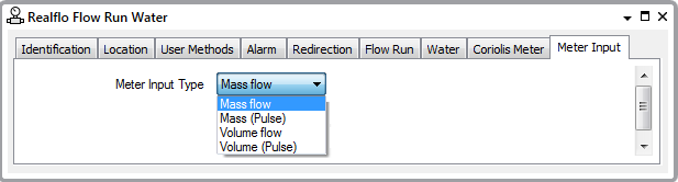 SCADAPack Modbus Realflo Driver Guide - Meter Input Type Propeties (Configuring a SCADAPack ...